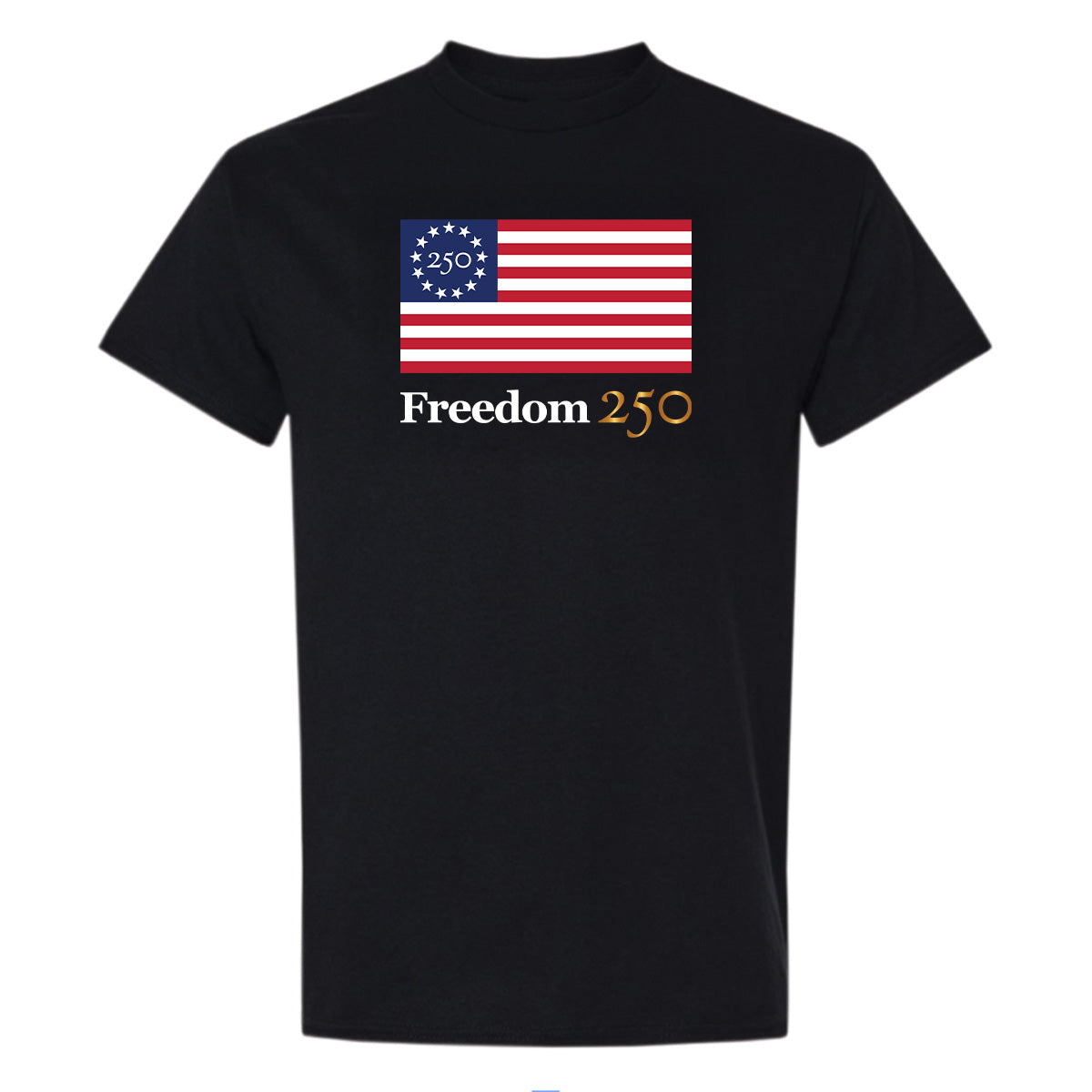 Official Freedom 250 Black Tee
